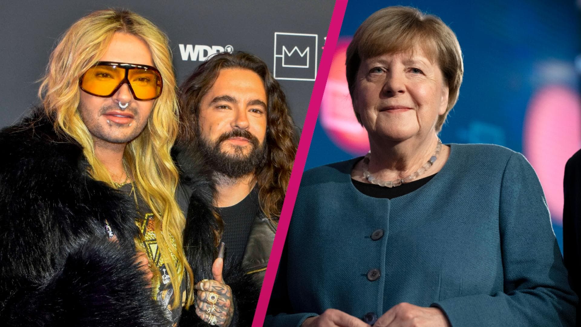 Bill & Tom Kaulitz: Bittere Podcast-Abfuhr von Angela Merkel