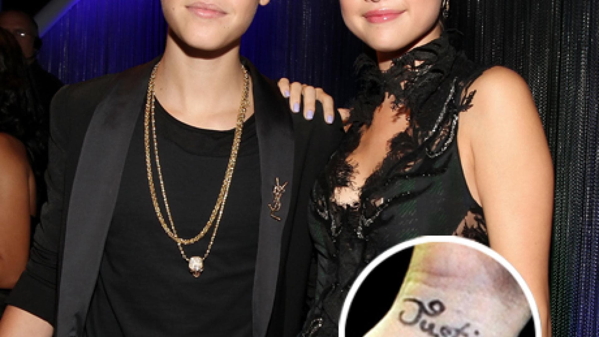 Justin Bieber Selena Gomez Tattoo