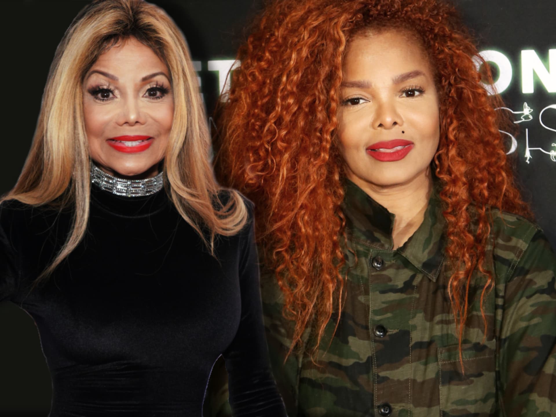 Latoya Jackson And Janet Jackson