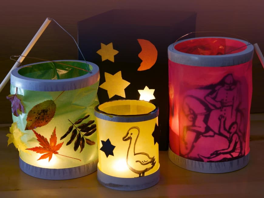 Sankt Martin - sicher mit der Laterne unterwegs